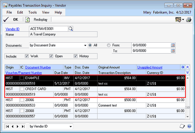 Entering Invoices Paid by Credit Card - Non-inventory Transactions — Syvantis Technologies, Inc.