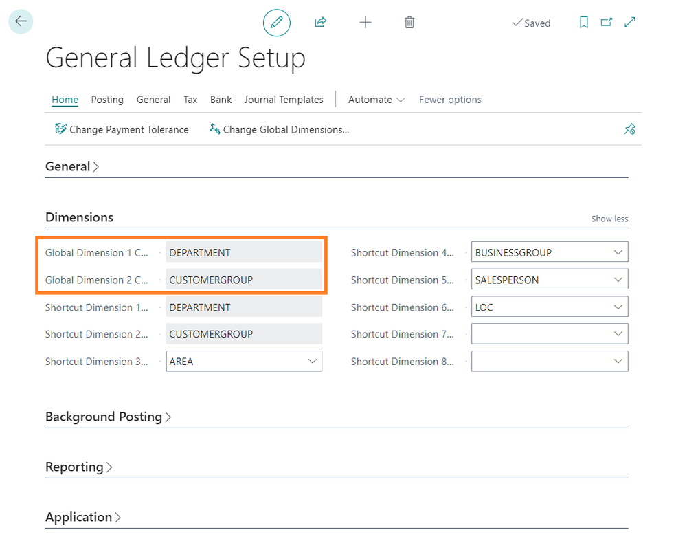 Business Central feature spotlight: “Filter totals by” in the Chart of ...