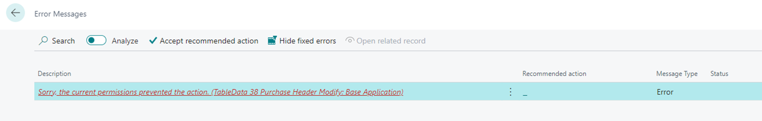How to fix common permission errors in Business Central — Syvantis Technologies, Inc.