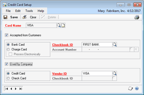 Entering Invoices Paid by Credit Card - Non-inventory Transactions ...