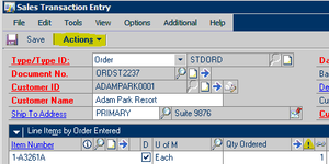 The Dynamics GP Drop Ship Process — Syvantis Technologies, Inc.