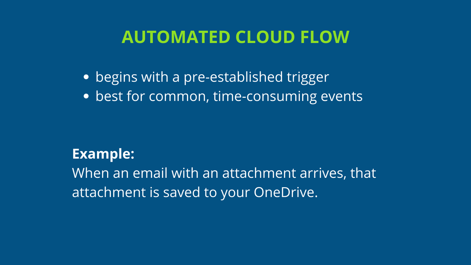 Power Automate Terminology — Syvantis Technologies, Inc.
