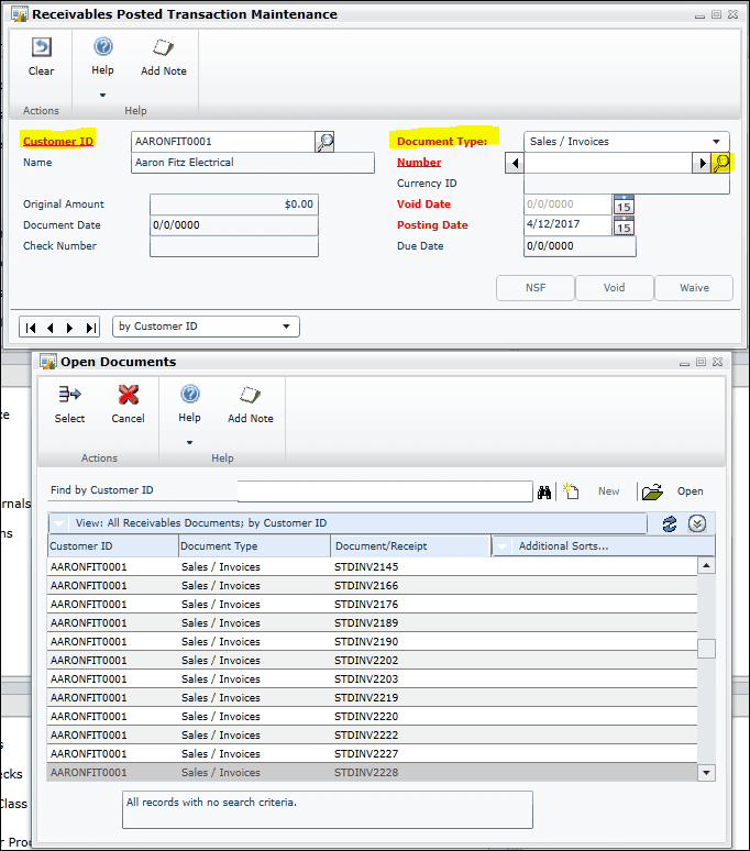 How to Void Accounts Receivable Transactions — Syvantis Technologies, Inc.