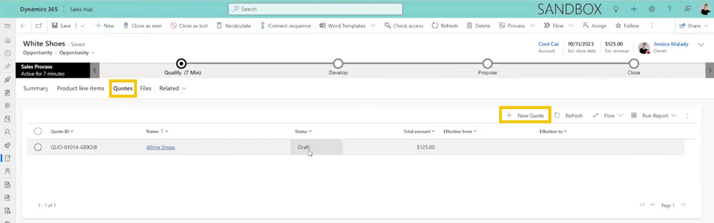 Exploring the sales process in Dynamics 365 Sales, part 3: Quotes and ...