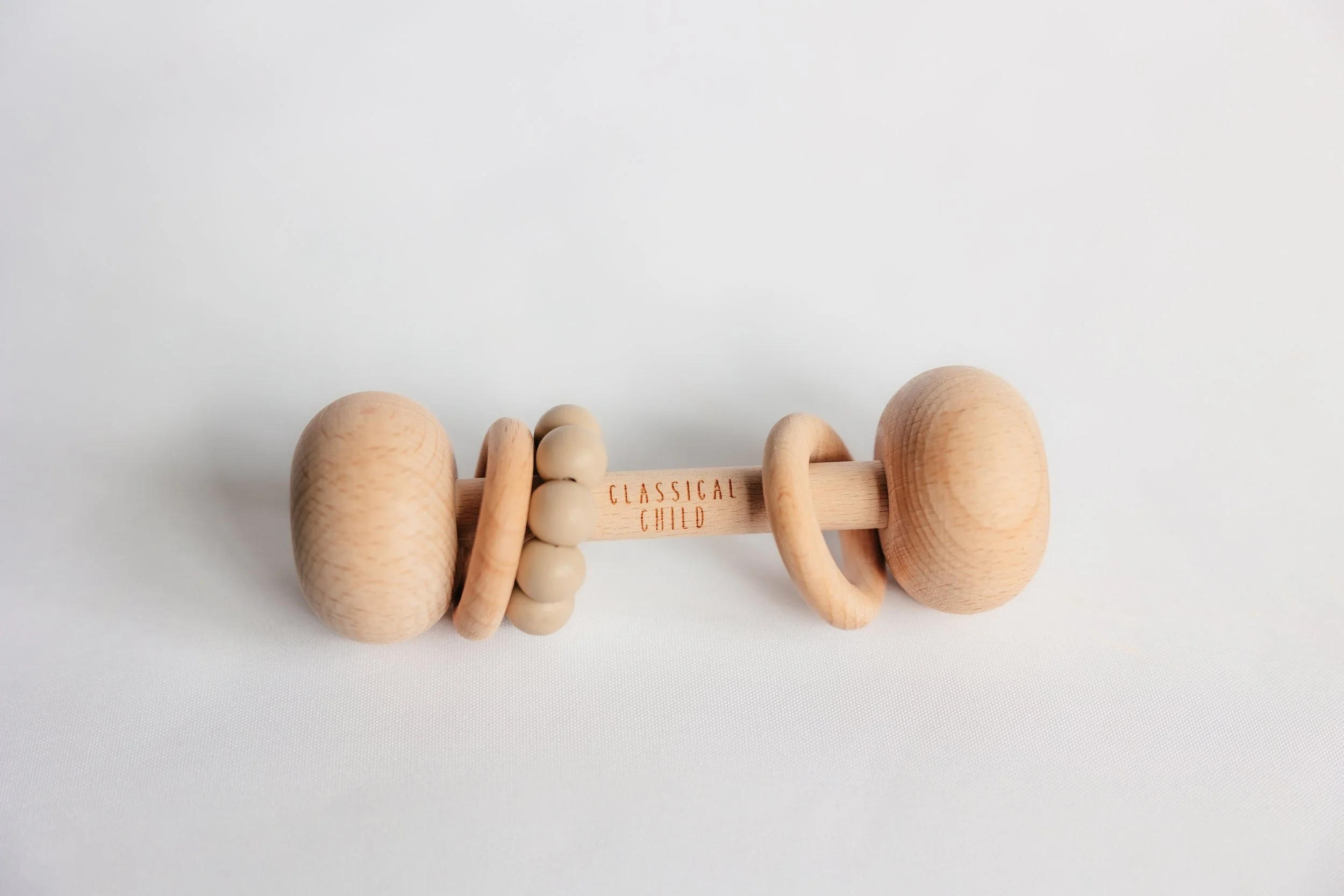 Beech Rattle — Wrapped with Love