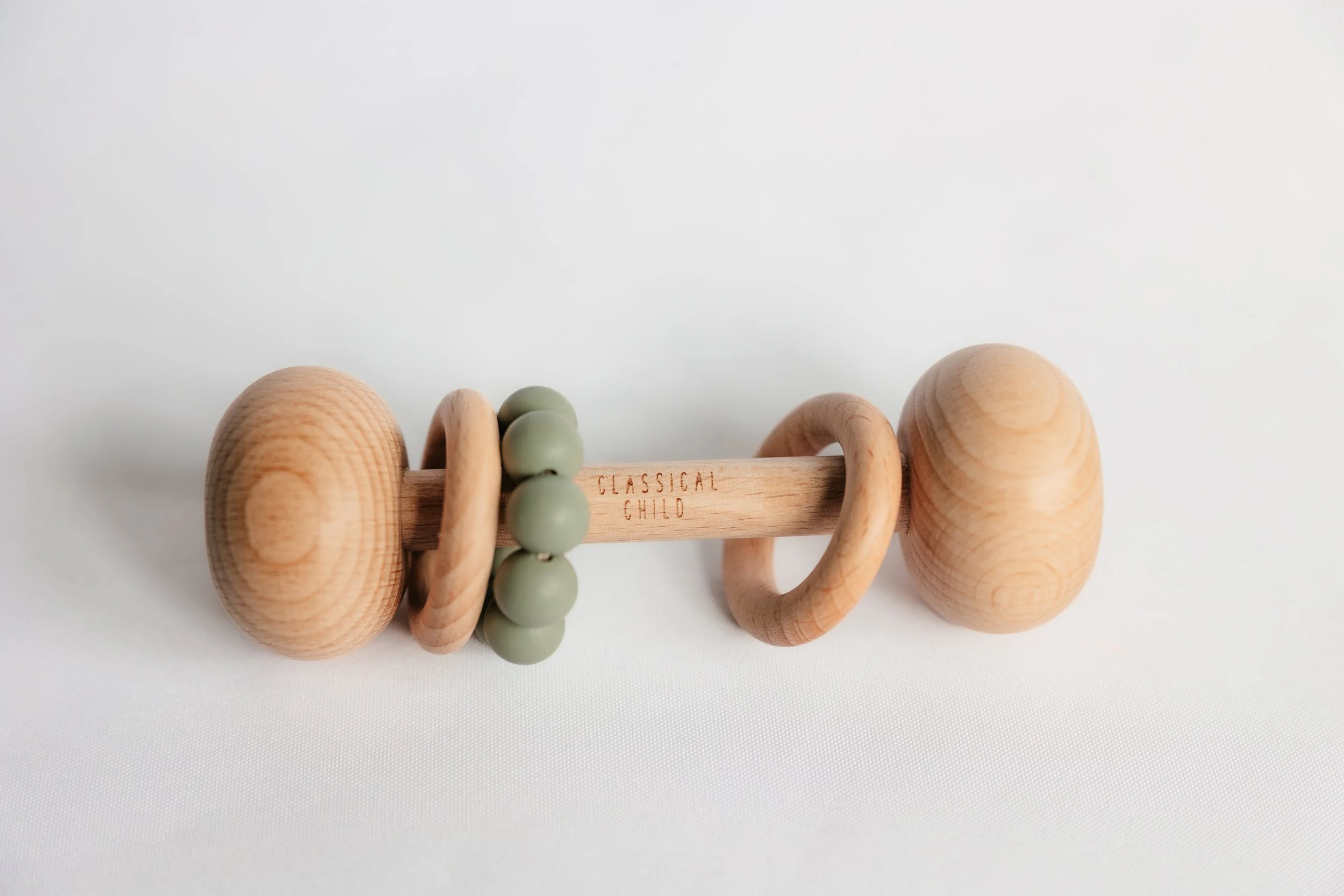 Beech Rattle — Wrapped with Love