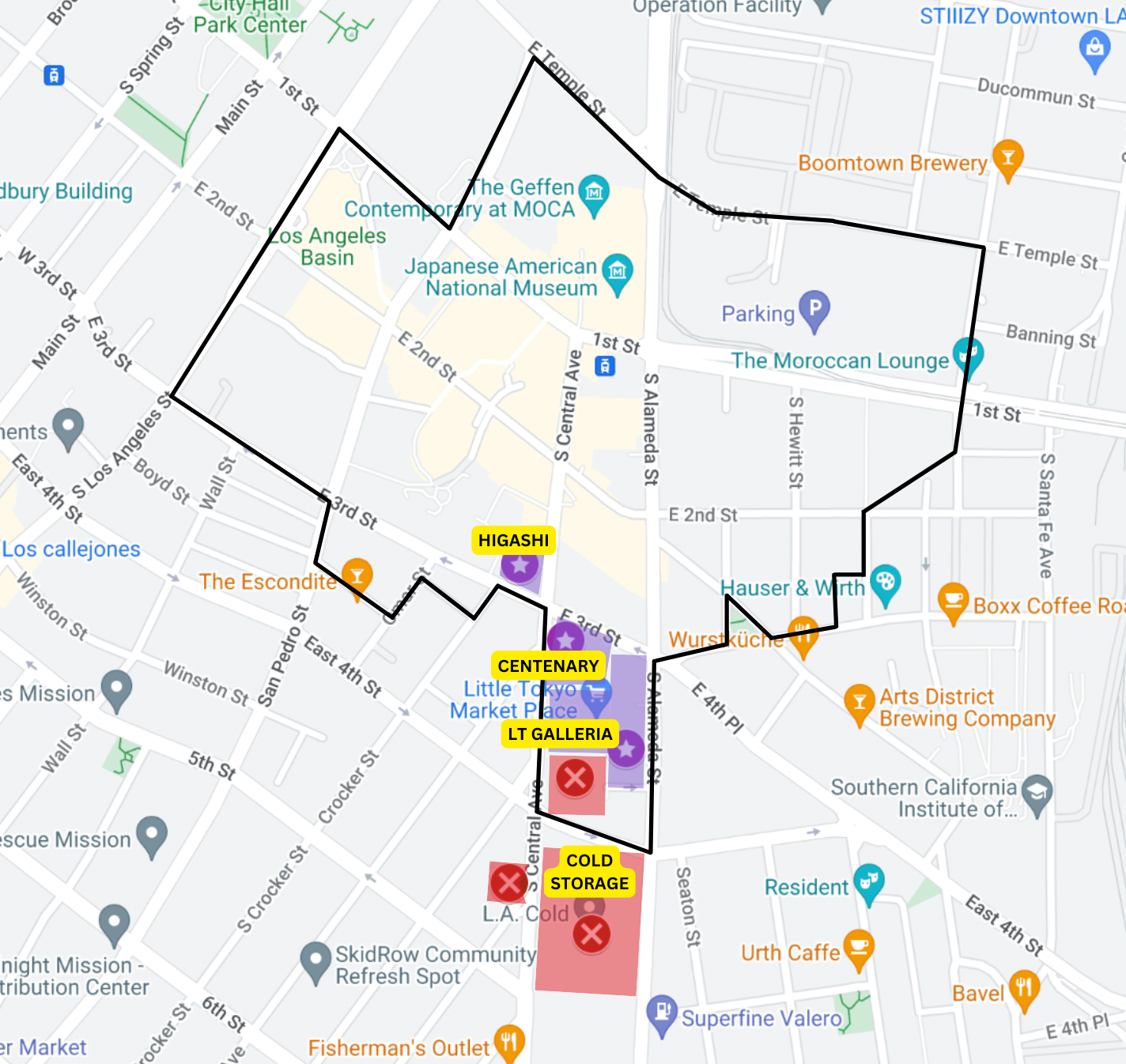 4th & Central (Cold Storage) — Little Tokyo Community Council