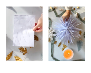 How To DIY Easy $1 Paper Bag Snowflakes — The Kwendy Home