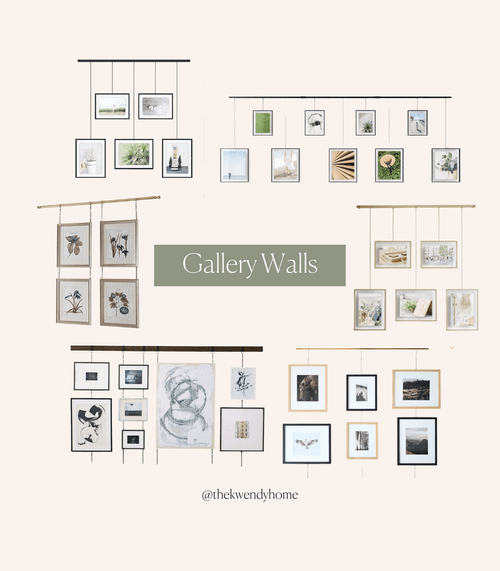 Tired of gallery walls, try a picture rail instead — The Kwendy Home