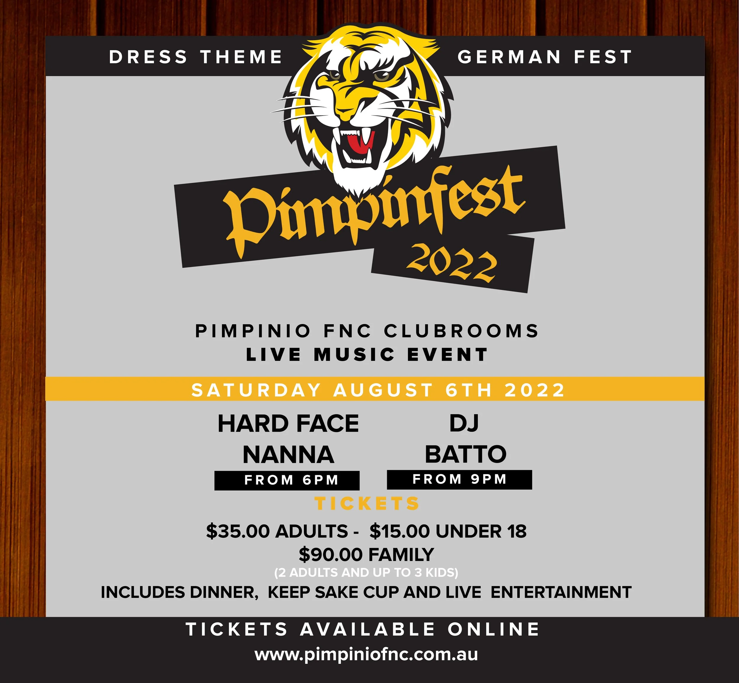 Merchandise — Pimpinio Football Netball Club