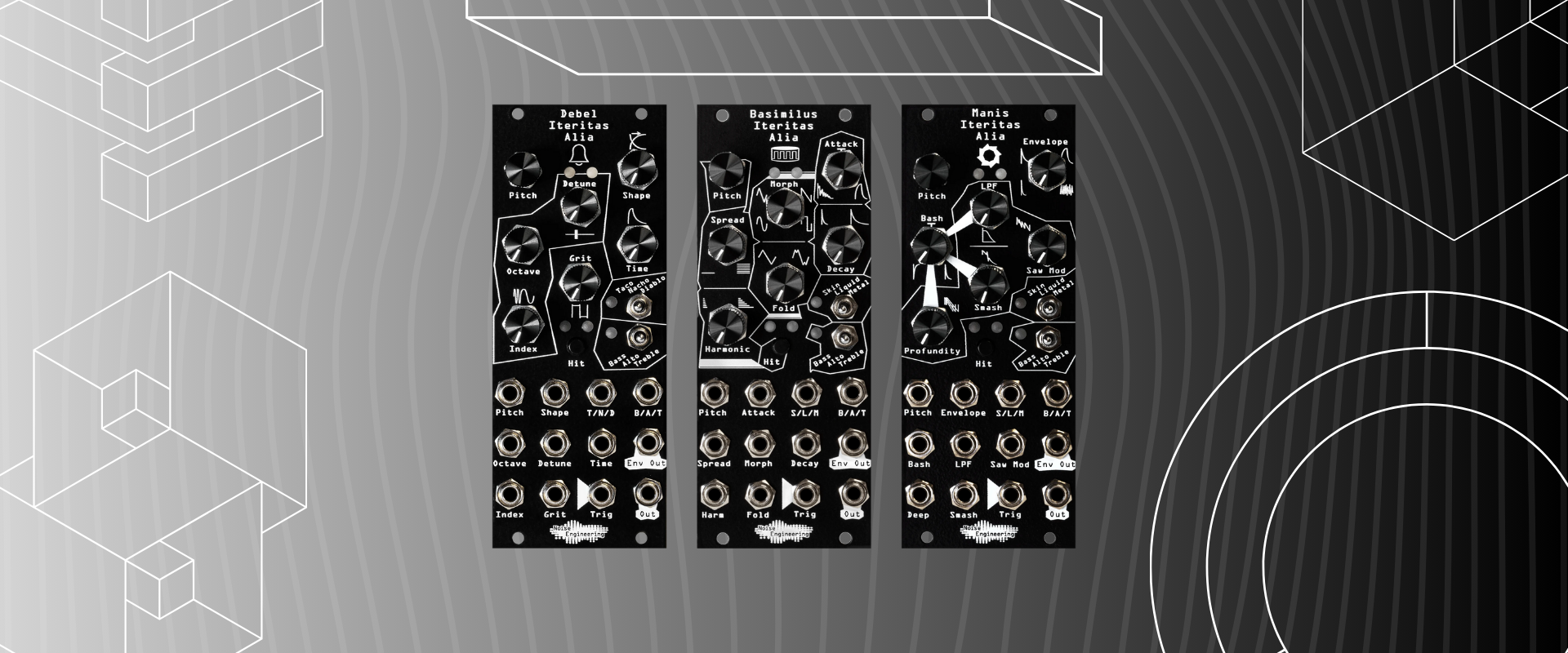 Noise Engineering Brand New Modules Basimilus Manis And Debel Iteritas Alia First Look