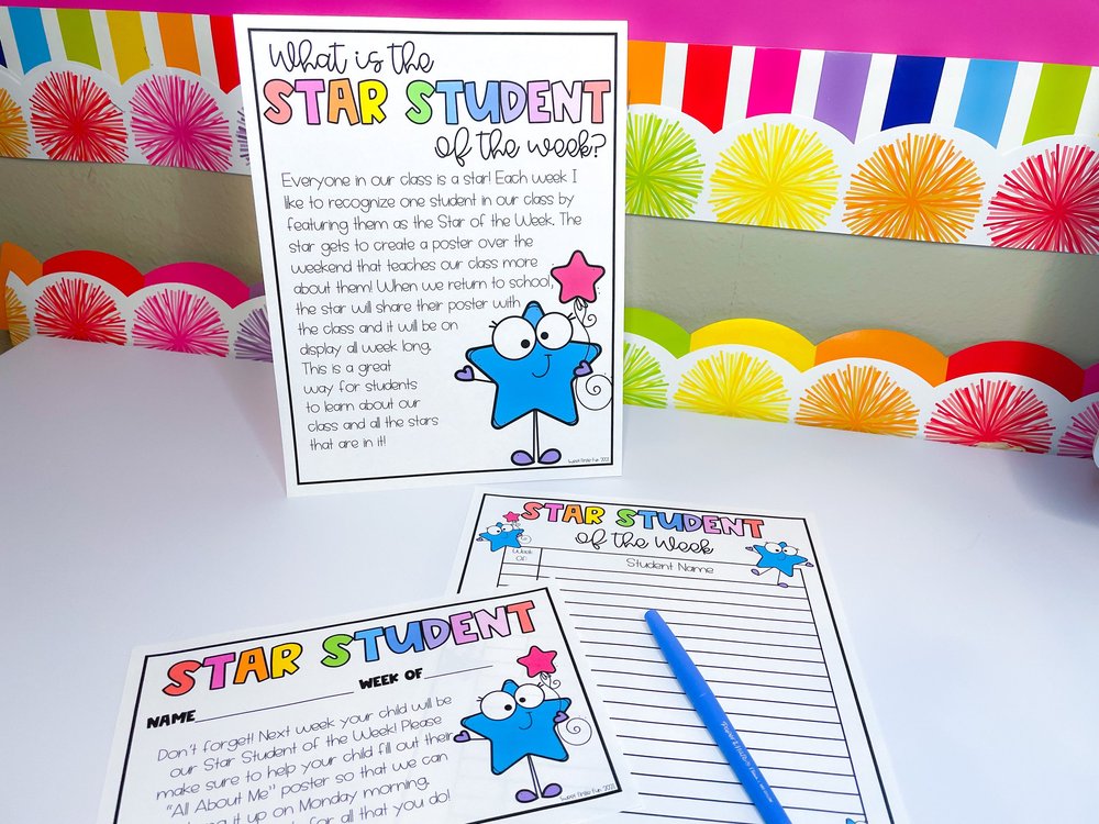 Star Student of the Week — Sweet Firstie Fun