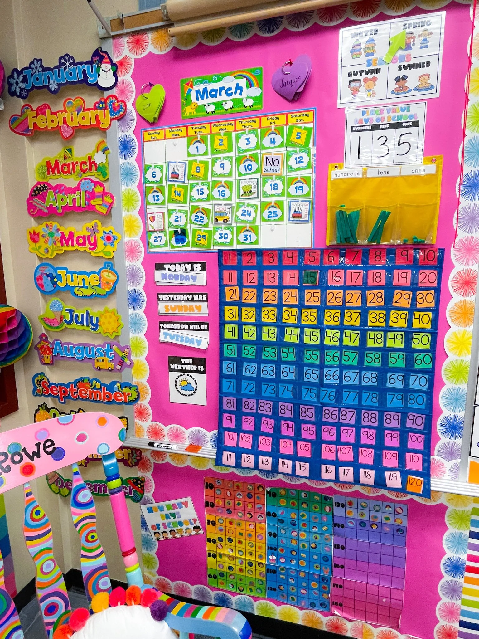 Calendar Time in First Grade — Sweet Firstie Fun