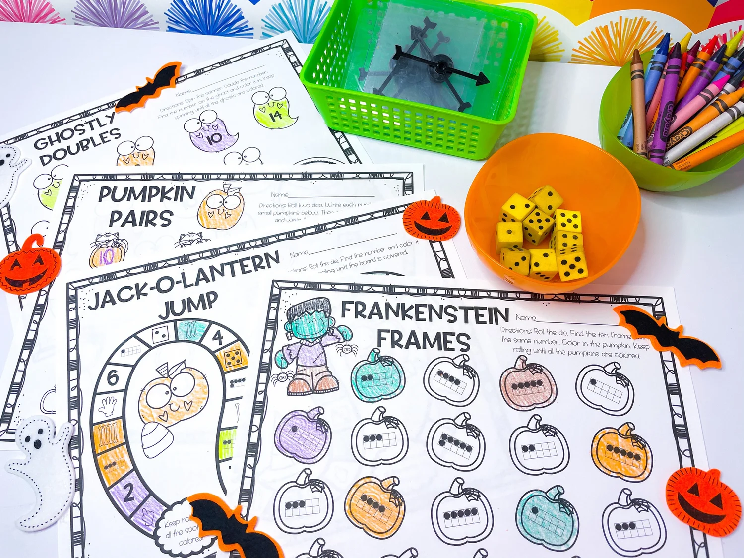 Easy Halloween Activities for Kindergarten or First Grade — Sweet ...
