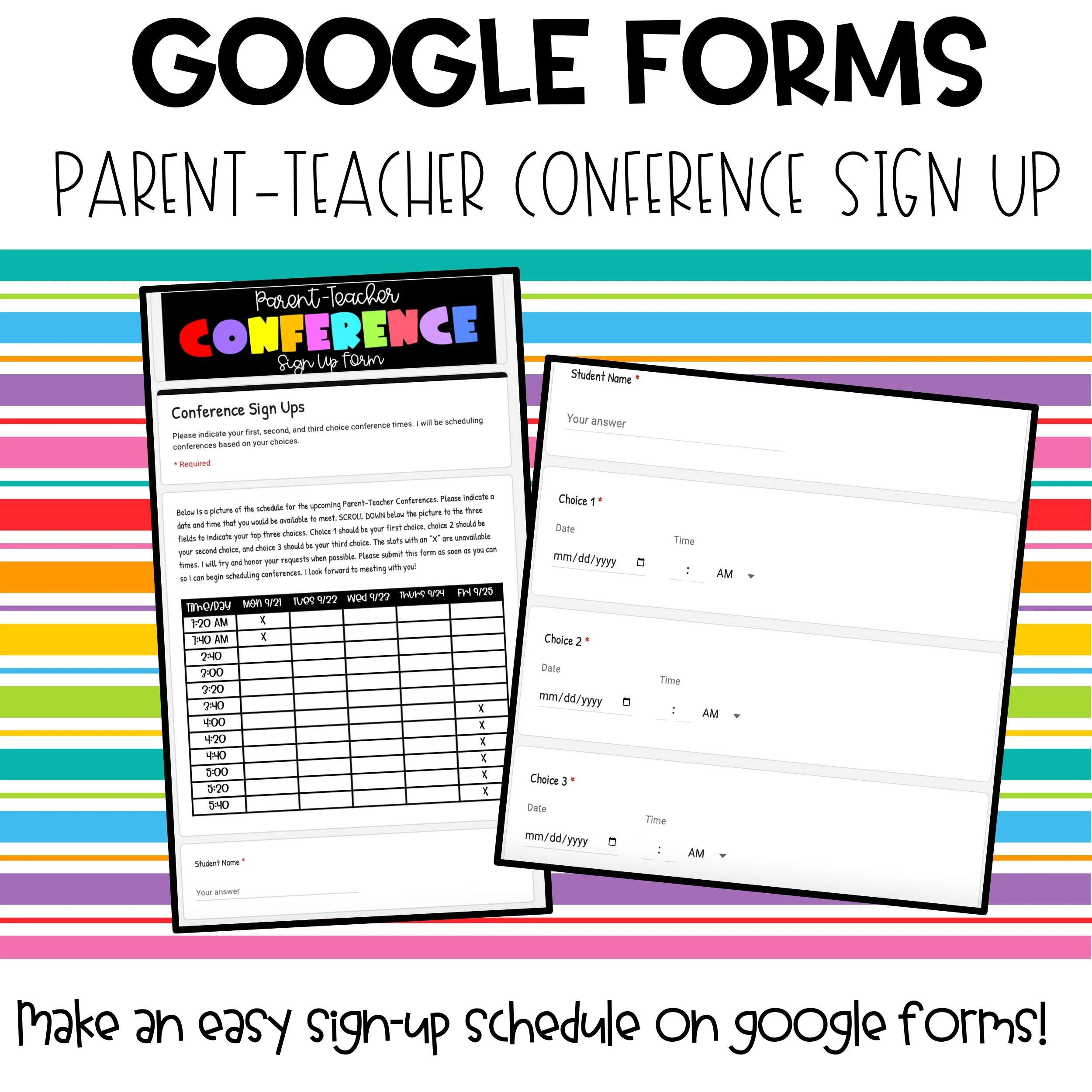 How to Run Smooth Parent Teacher Conferences — Sweet Firstie Fun