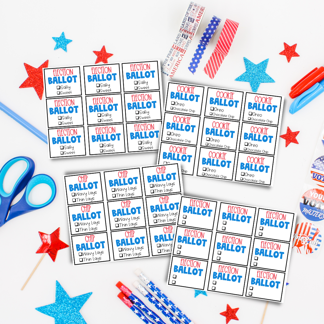 Class Election Day Activity for First Grade — Sweet Firstie Fun