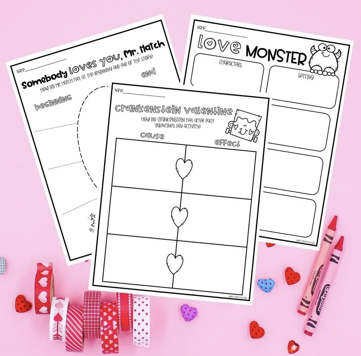 Easy Classroom Valentine's Activities for K-1 — Sweet Firstie Fun