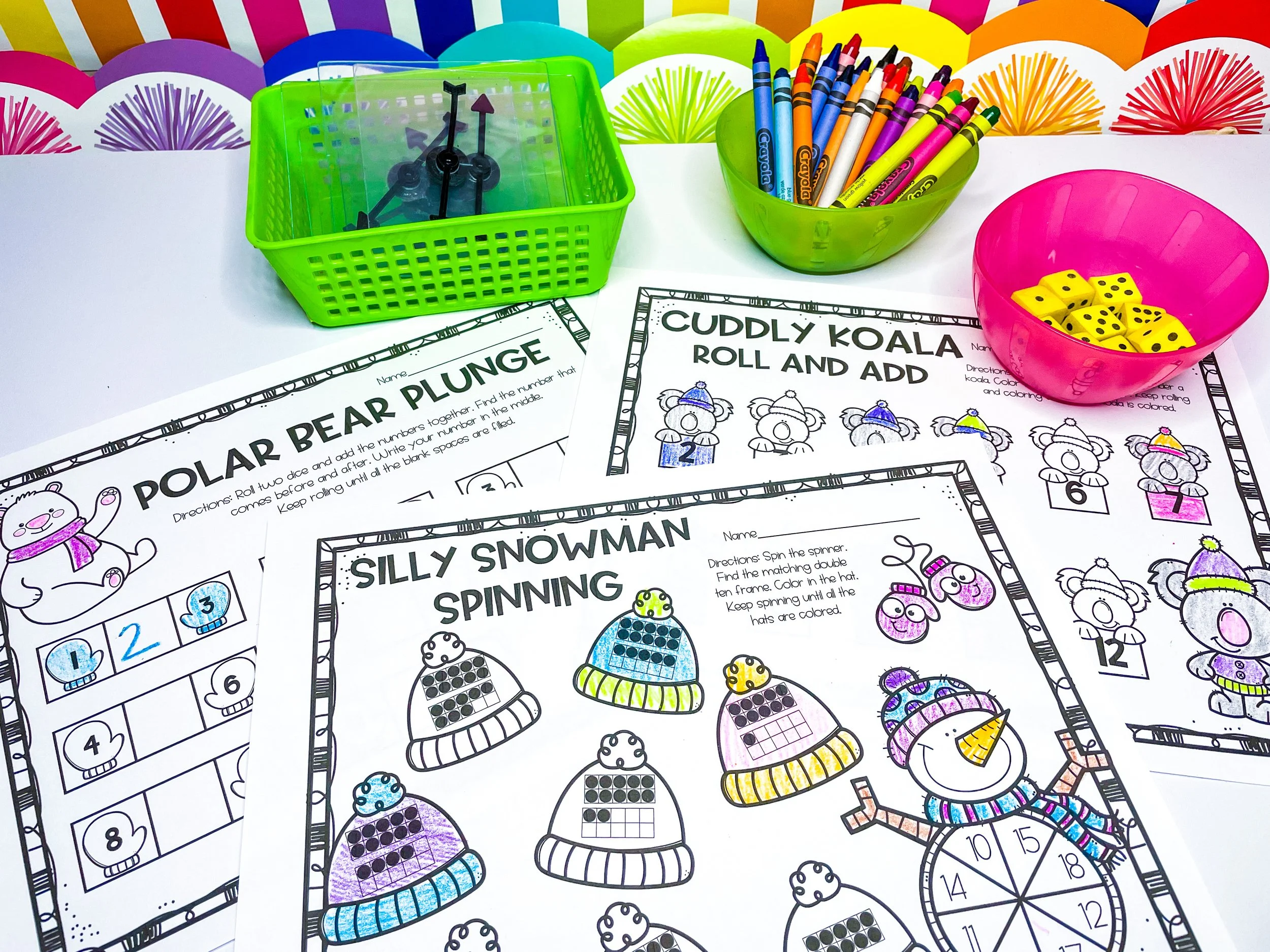 January and New Year's Activities for K-1 — Sweet Firstie Fun