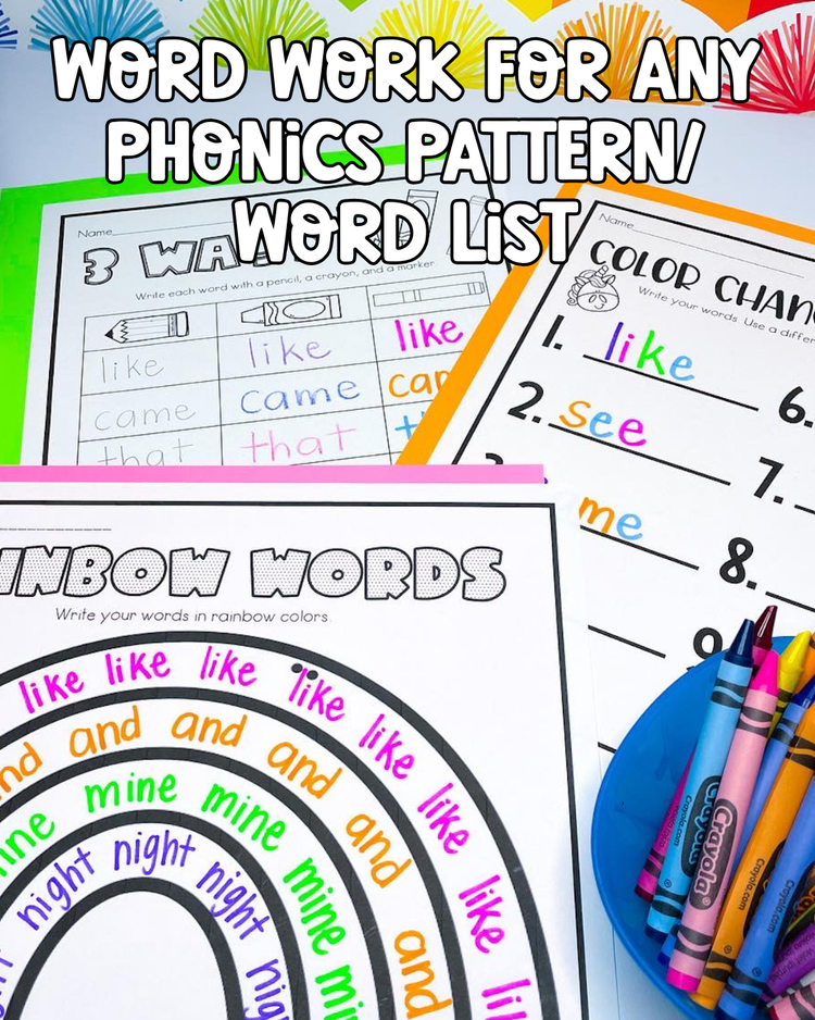 Supplemental Literacy Activities for First Graders — Sweet Firstie Fun