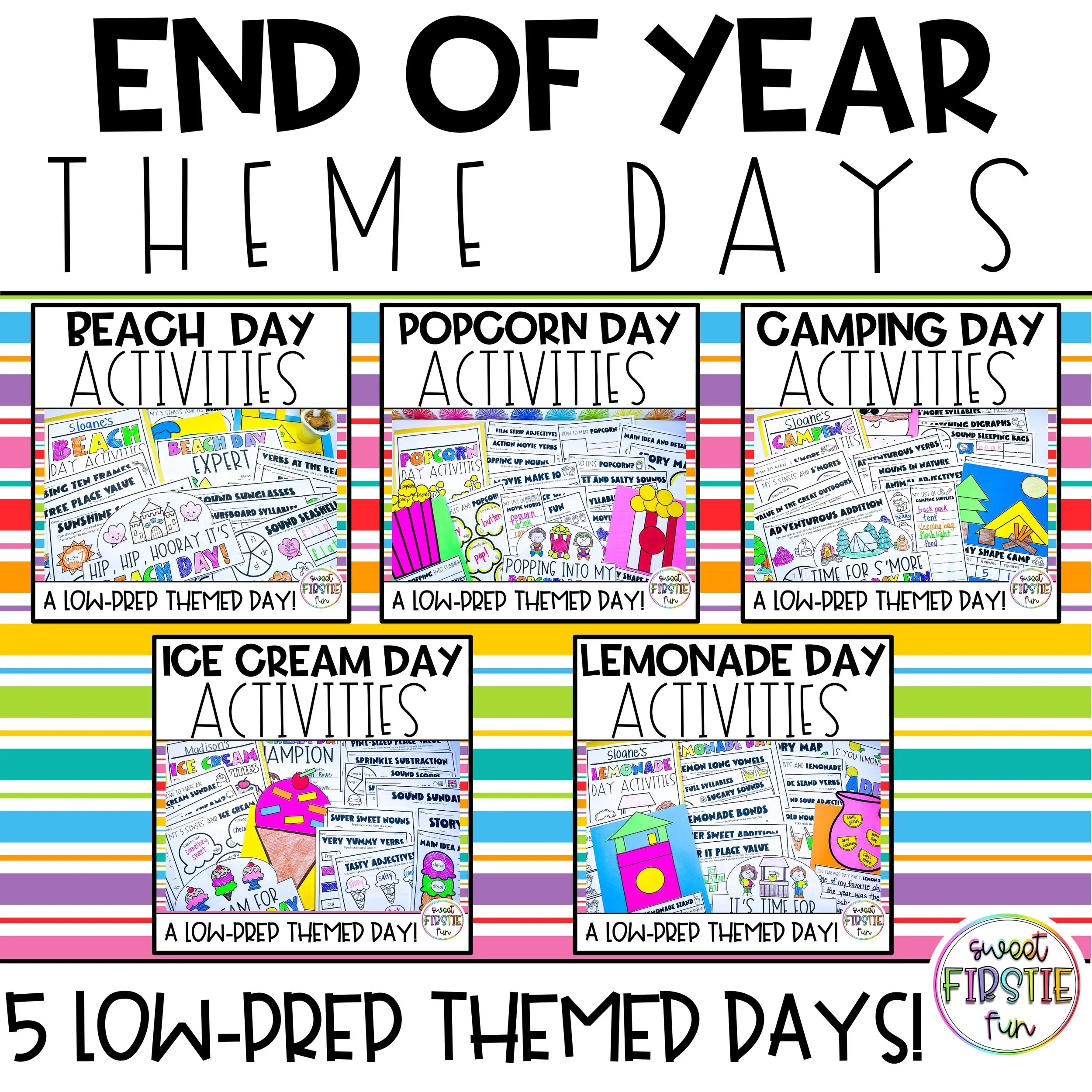 Easy End of Year Themed Days — Sweet Firstie Fun