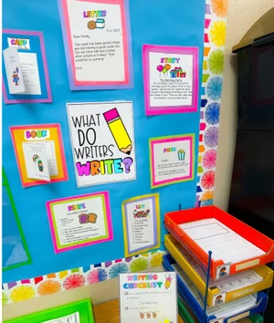 Make a Low Prep First Grade Writing Center — Sweet Firstie Fun