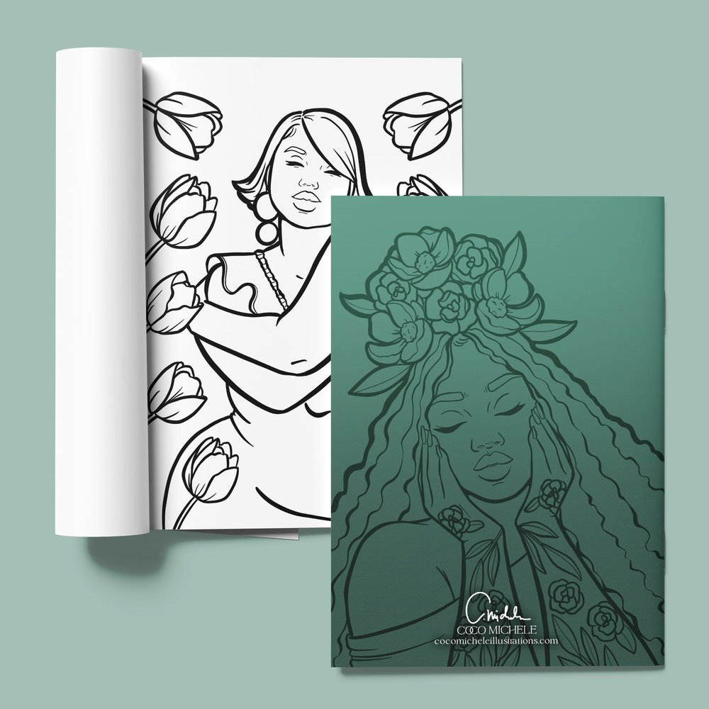 Coloring with Coco Vol. VIII — COCO MICHELE ILLUSTRATIONS