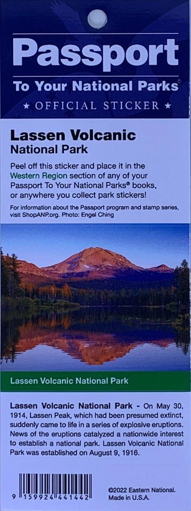 Passport Stampable Stickers — Lassen Association | Peak Your Curiosity