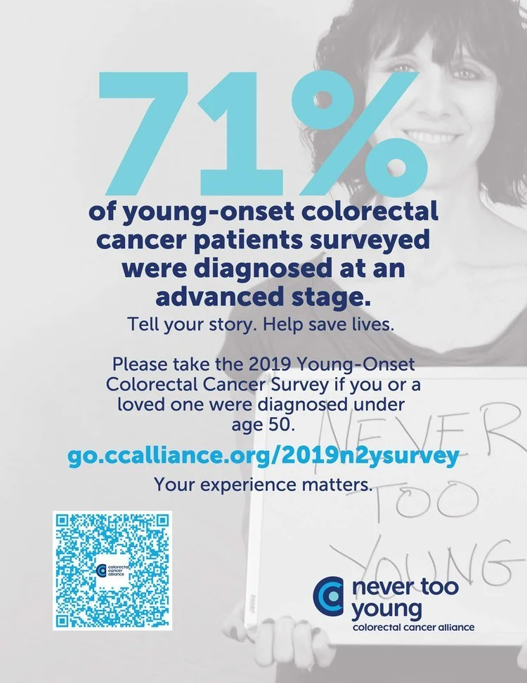 2019 Young-Onset Colorectal Cancer Survey — Jacqueline Rush Foundation