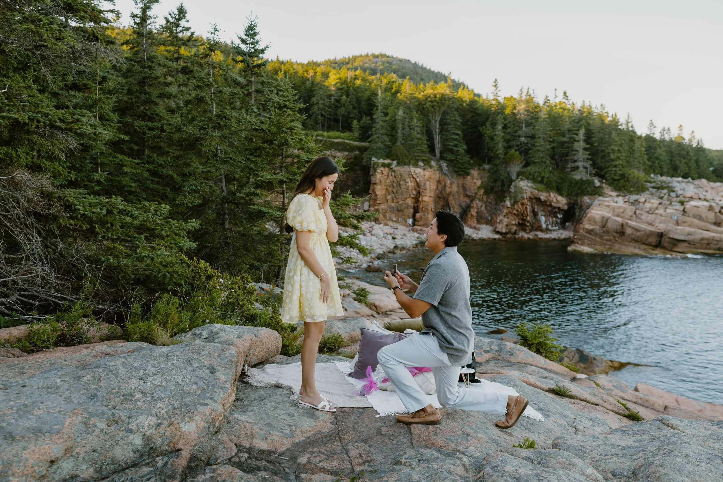 Acadia and Portland, Maine Surprise Proposal Photographer — Acadia ...