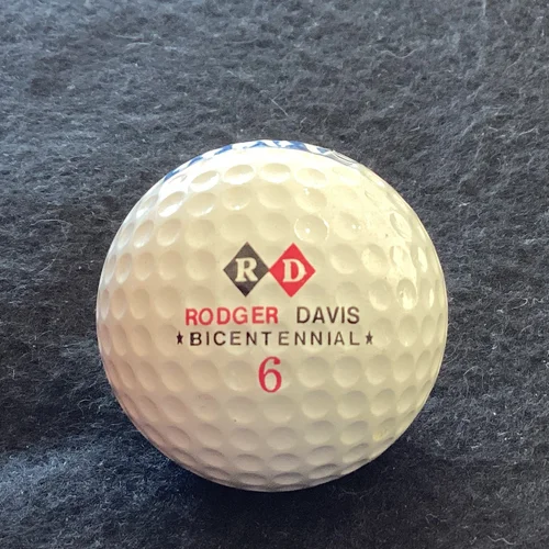 Golf - Rodger Davis Bicentennial — Golf Club Logo Balls