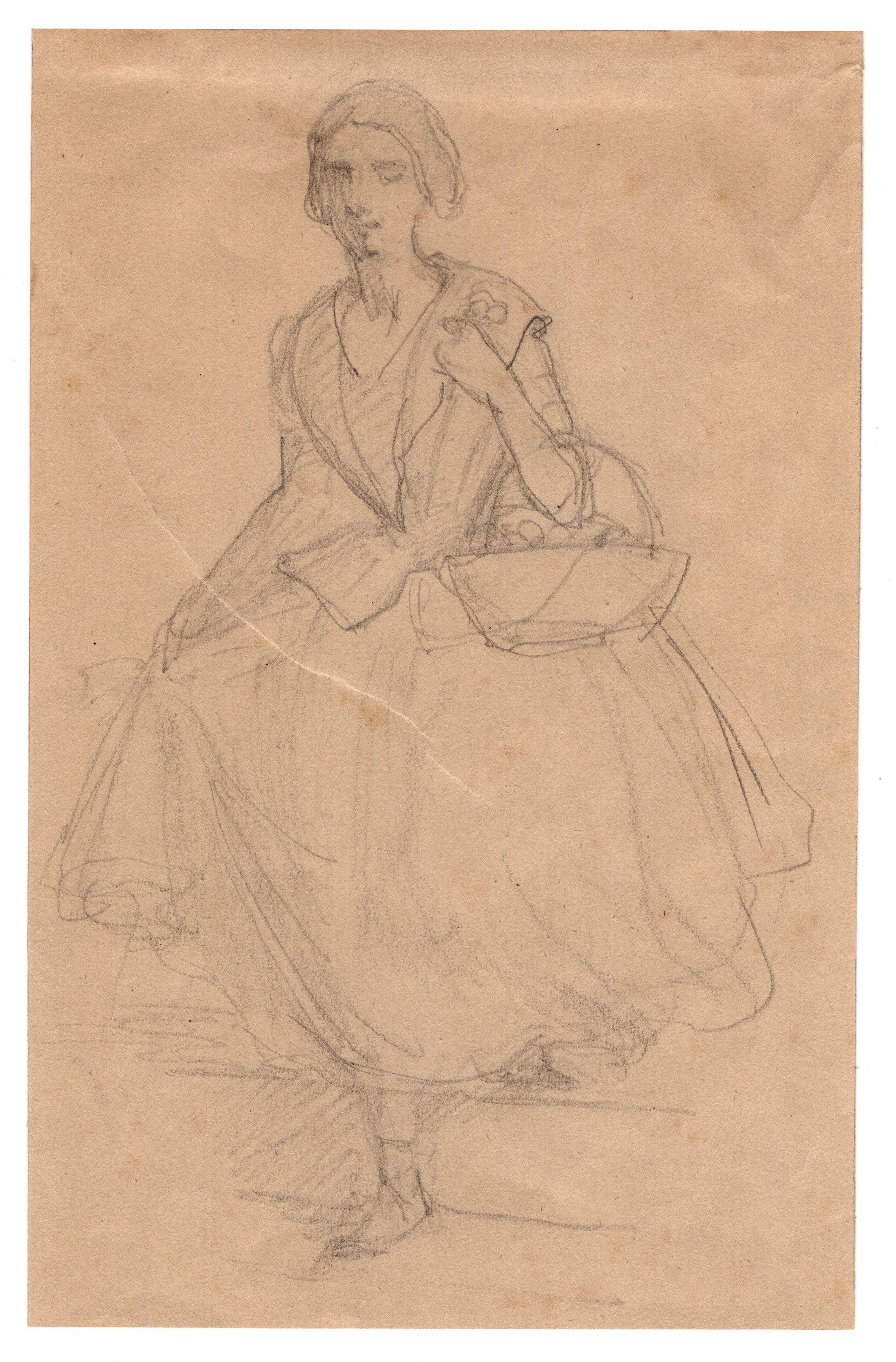 Wilhelm Marstrand: Pernille — Skitsehandlen