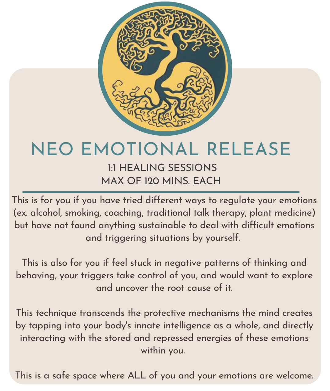 HEALING SESSIONS — Conscious Elements