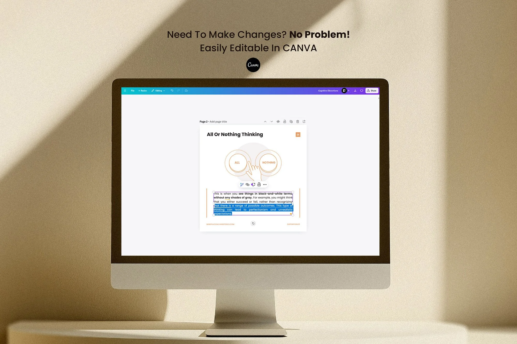 Coaching Tools, Worksheets and Handouts (PDF & CANVA) — Mindful ...