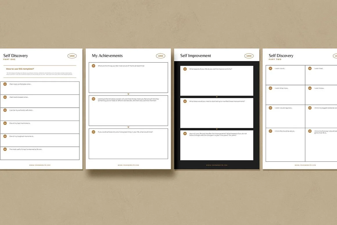 True Self Discovery Worksheets — Mindful Coaching Tools