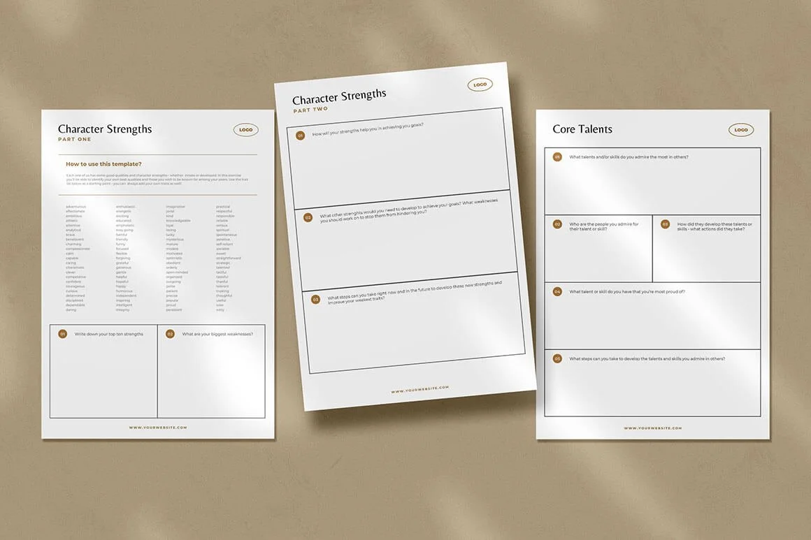 True Self Discovery Worksheets — Mindful Coaching Tools