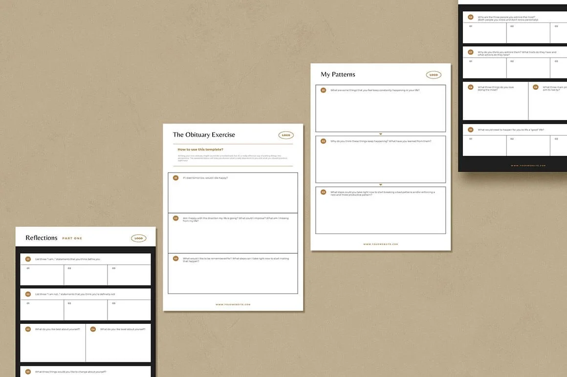 True Self Discovery Worksheets — Mindful Coaching Tools