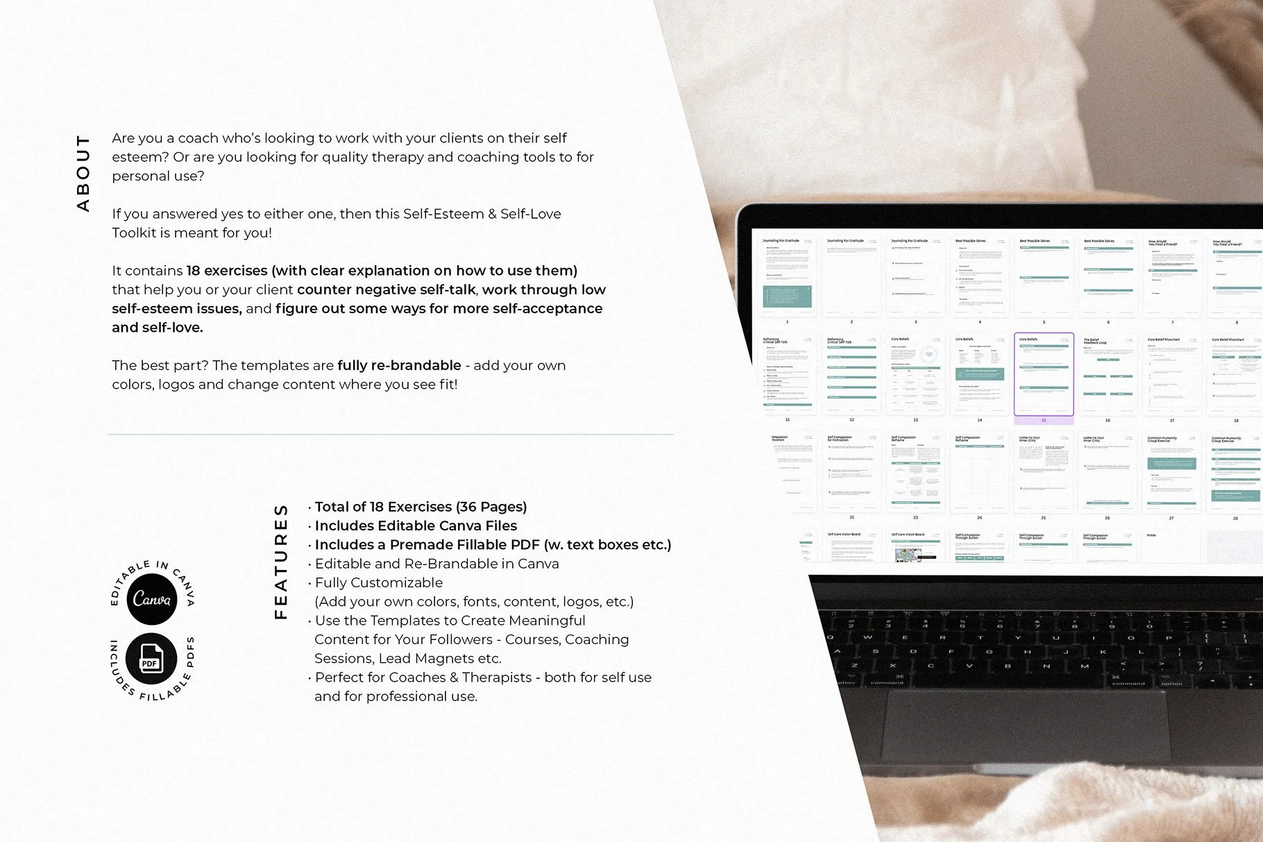 (PDF) Self-Compassion & Self-Love Worksheets for Coaches and Therapists ...