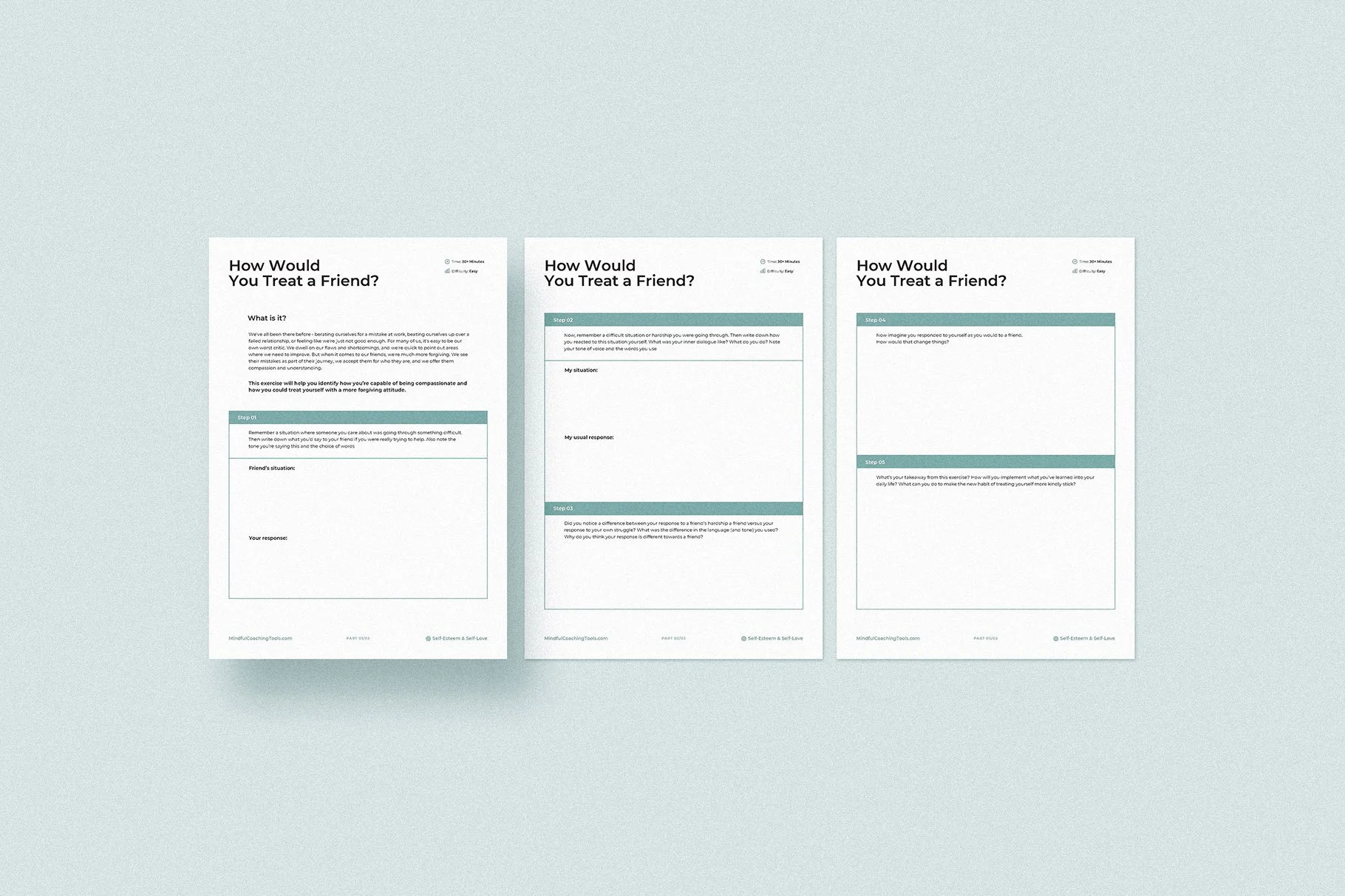 (PDF) Self-Compassion & Self-Love Worksheets for Coaches and Therapists ...