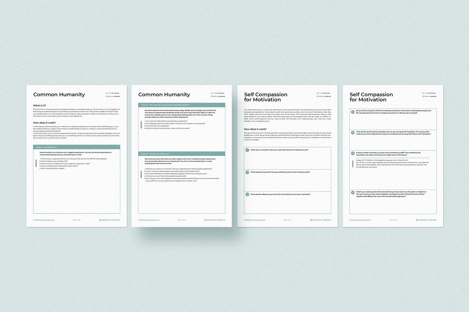 (PDF) Self-Compassion & Self-Love Worksheets for Coaches and Therapists ...