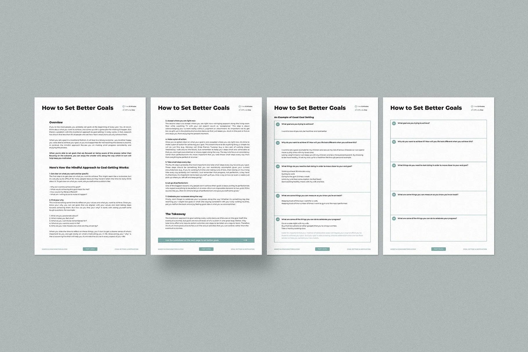 Goal Setting & Motivation Toolkit — Mindful Coaching Tools