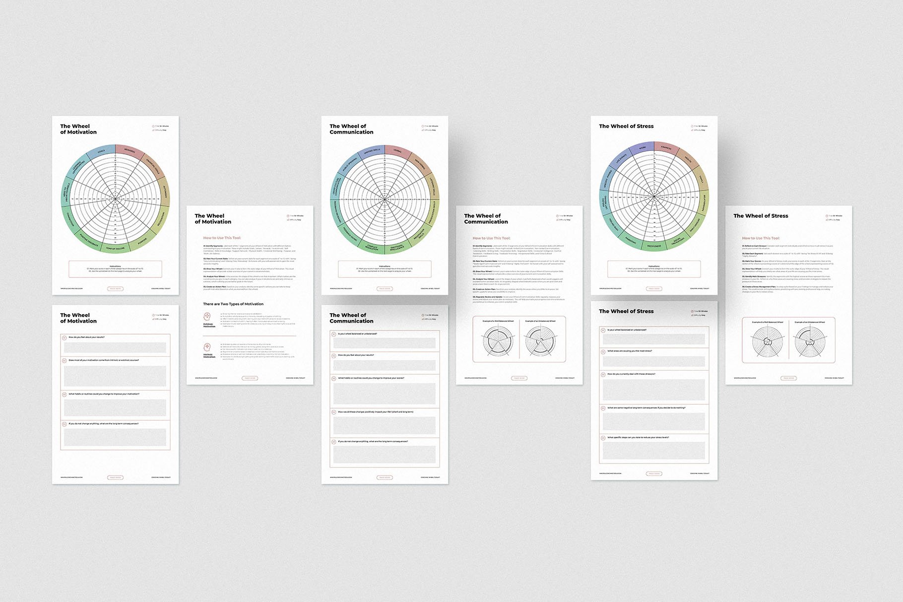 The Coaching Wheel Creator - Create Your Own Coaching Tools In Canva ...