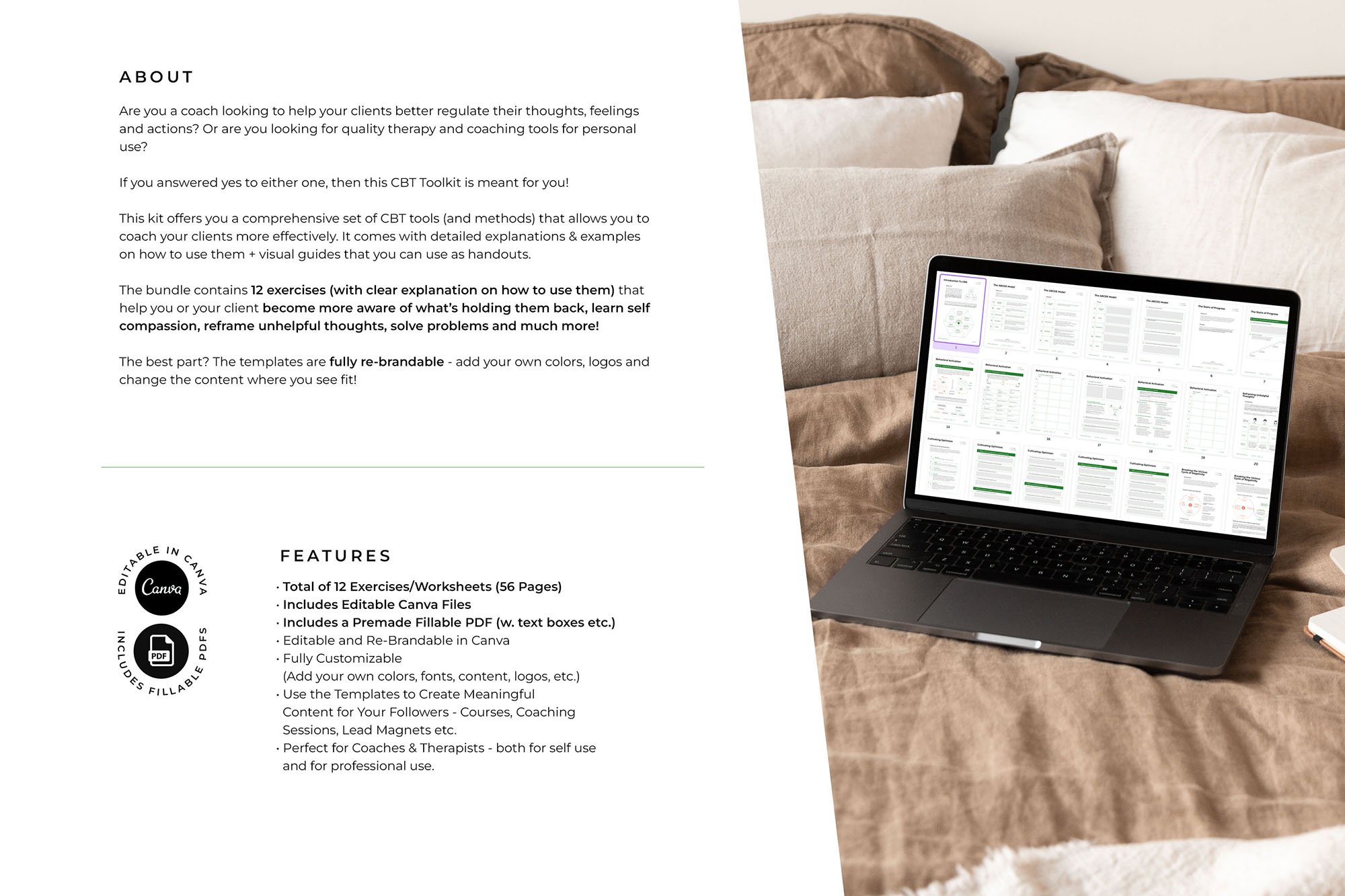Coaching Tools, Worksheets and Handouts (PDF & CANVA) — Mindful ...
