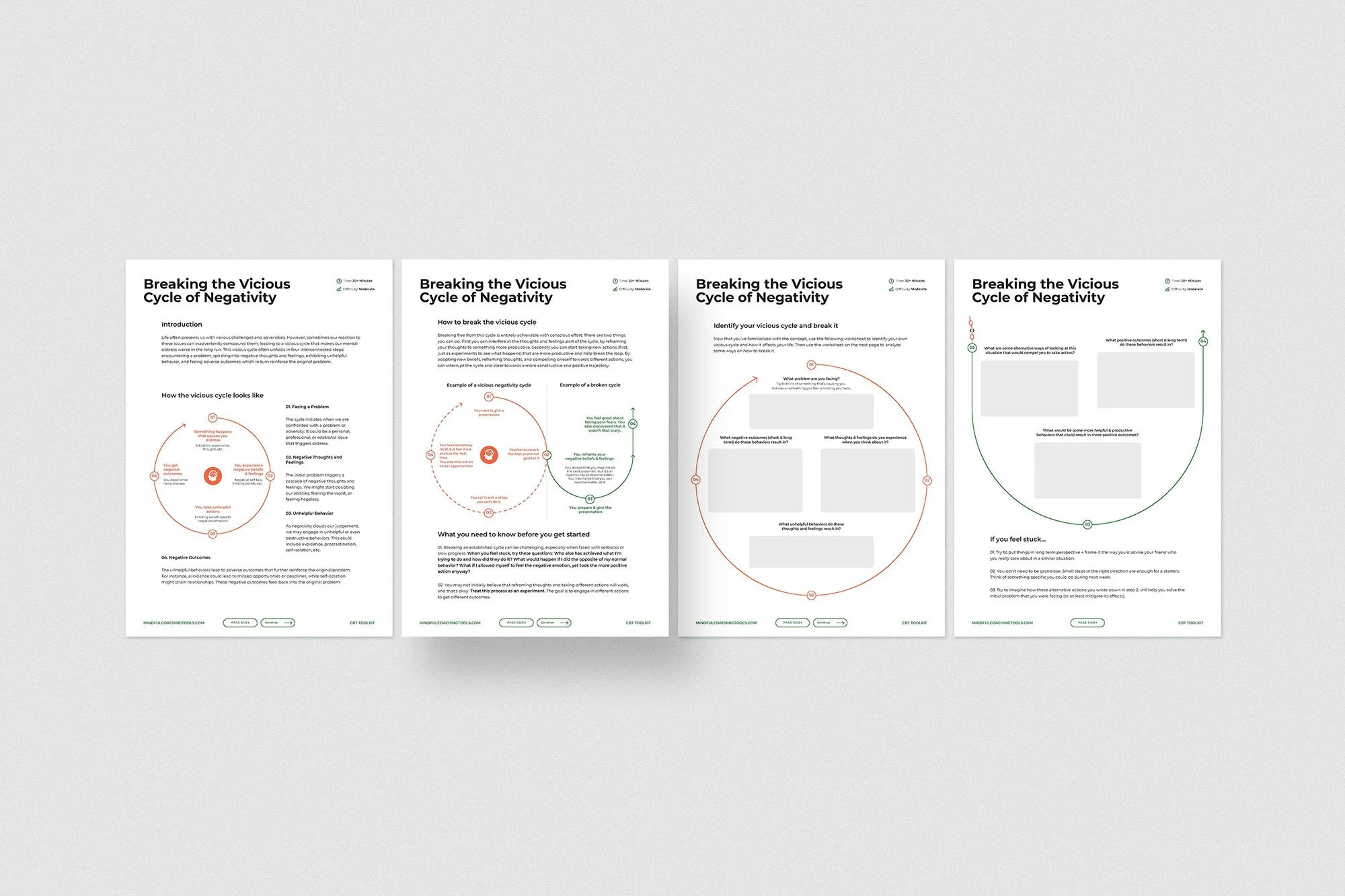 Download CBT Tools and Exercises Bundle For Coaches (Fillable PDFs ...