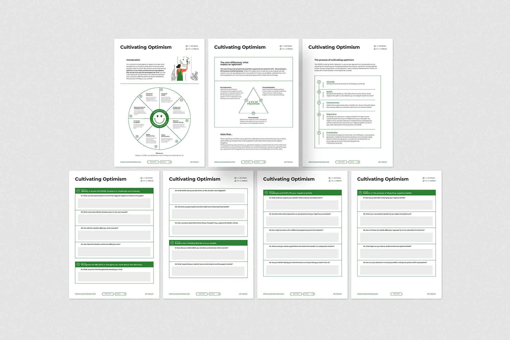 Coaching Tools, Worksheets and Handouts (PDF & CANVA) — Mindful ...