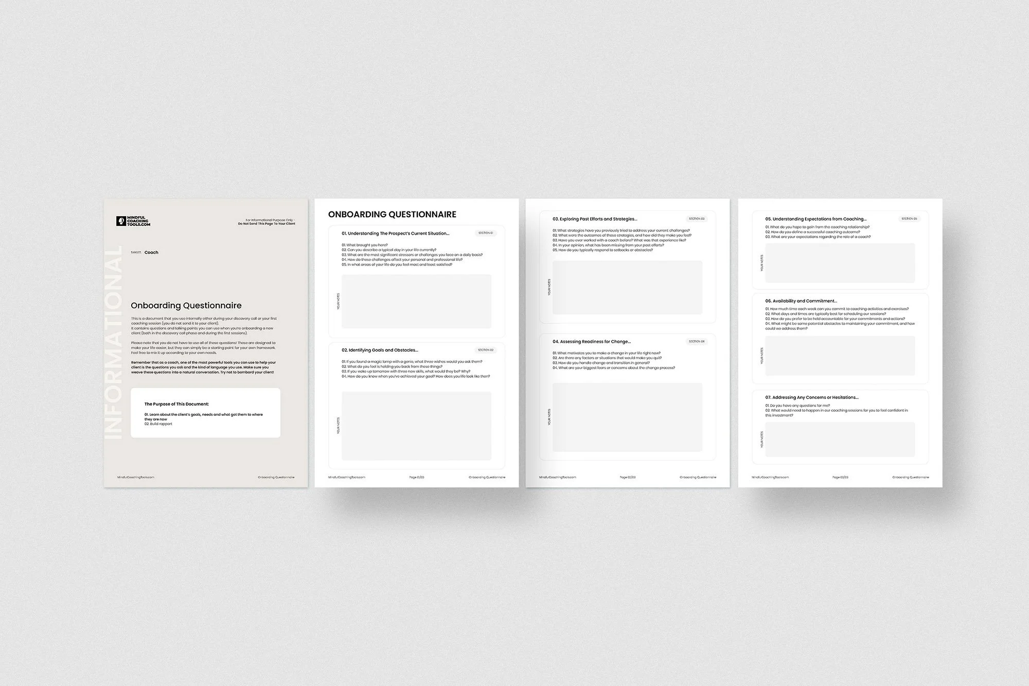 Download Coaching Welcome Kit With Done For You Coaching Proposal ...