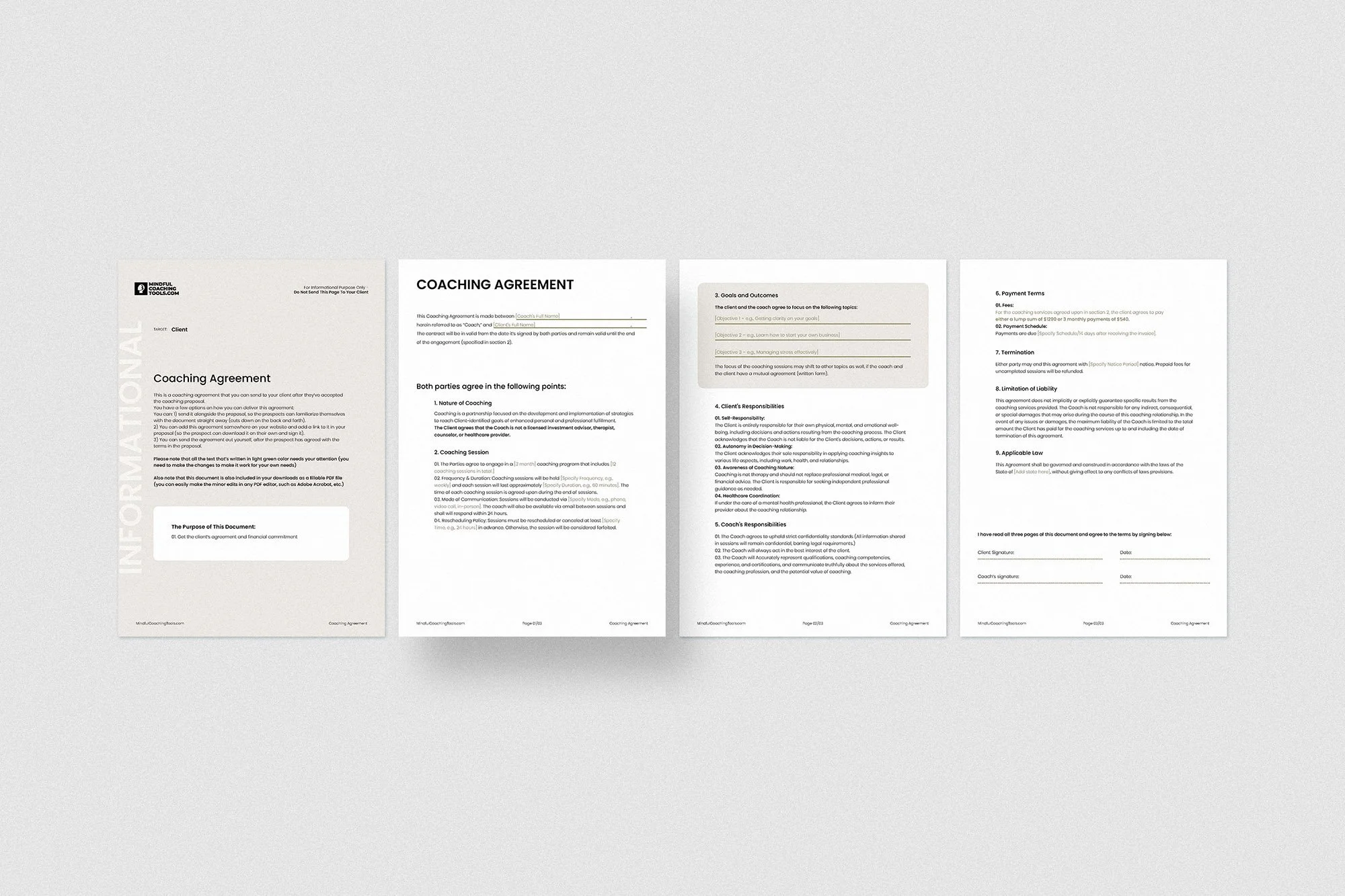 Download Coaching Welcome Kit With Done For You Coaching Proposal ...