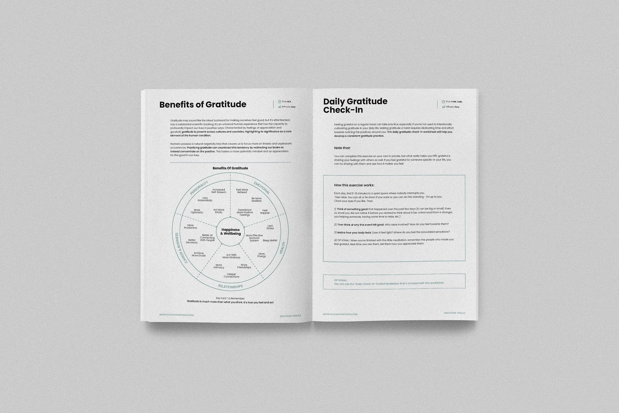 Gratitude Worksheet Collection For Coaches — Mindful Coaching Tools