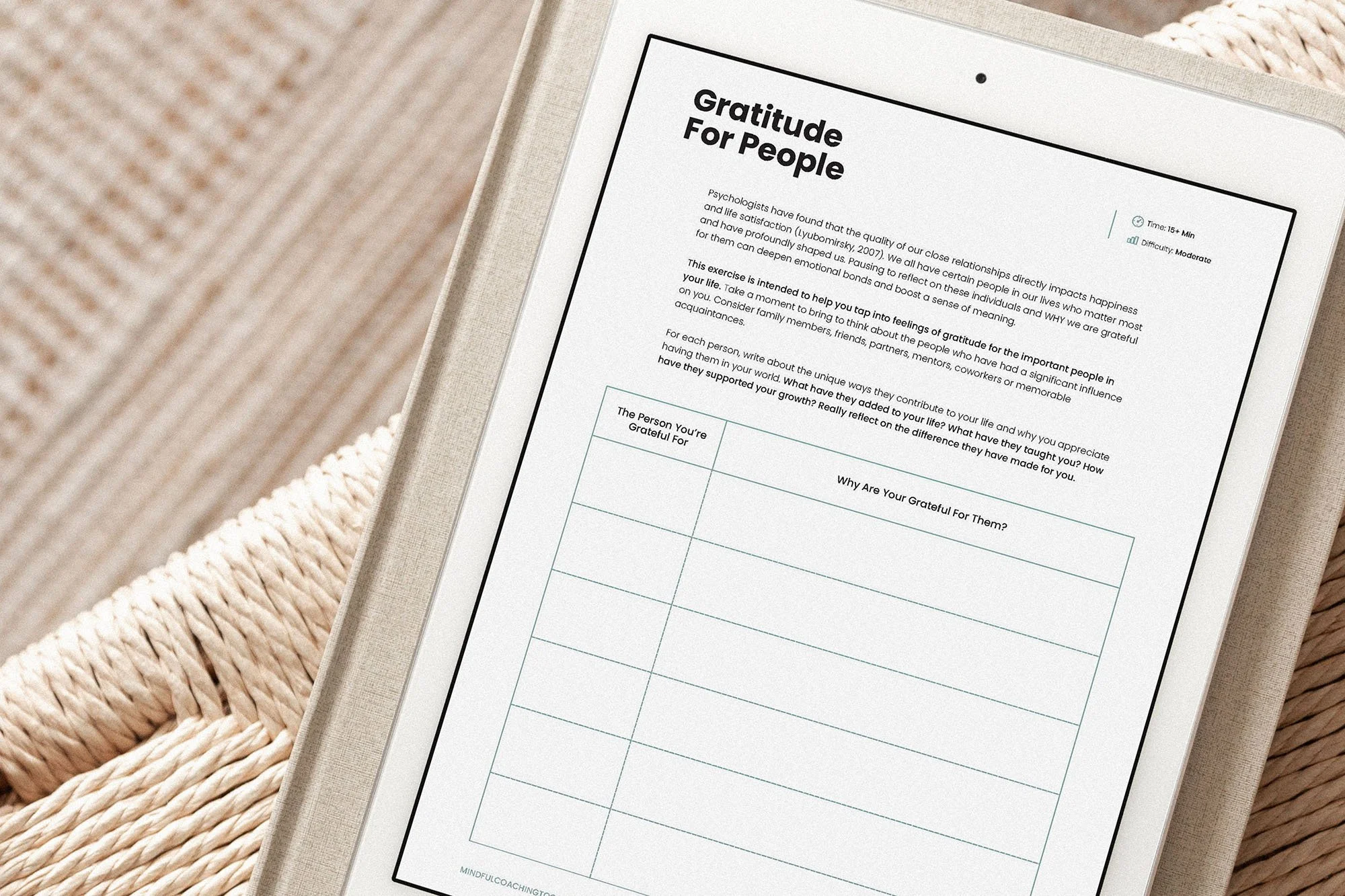Gratitude Worksheet Collection For Coaches — Mindful Coaching Tools
