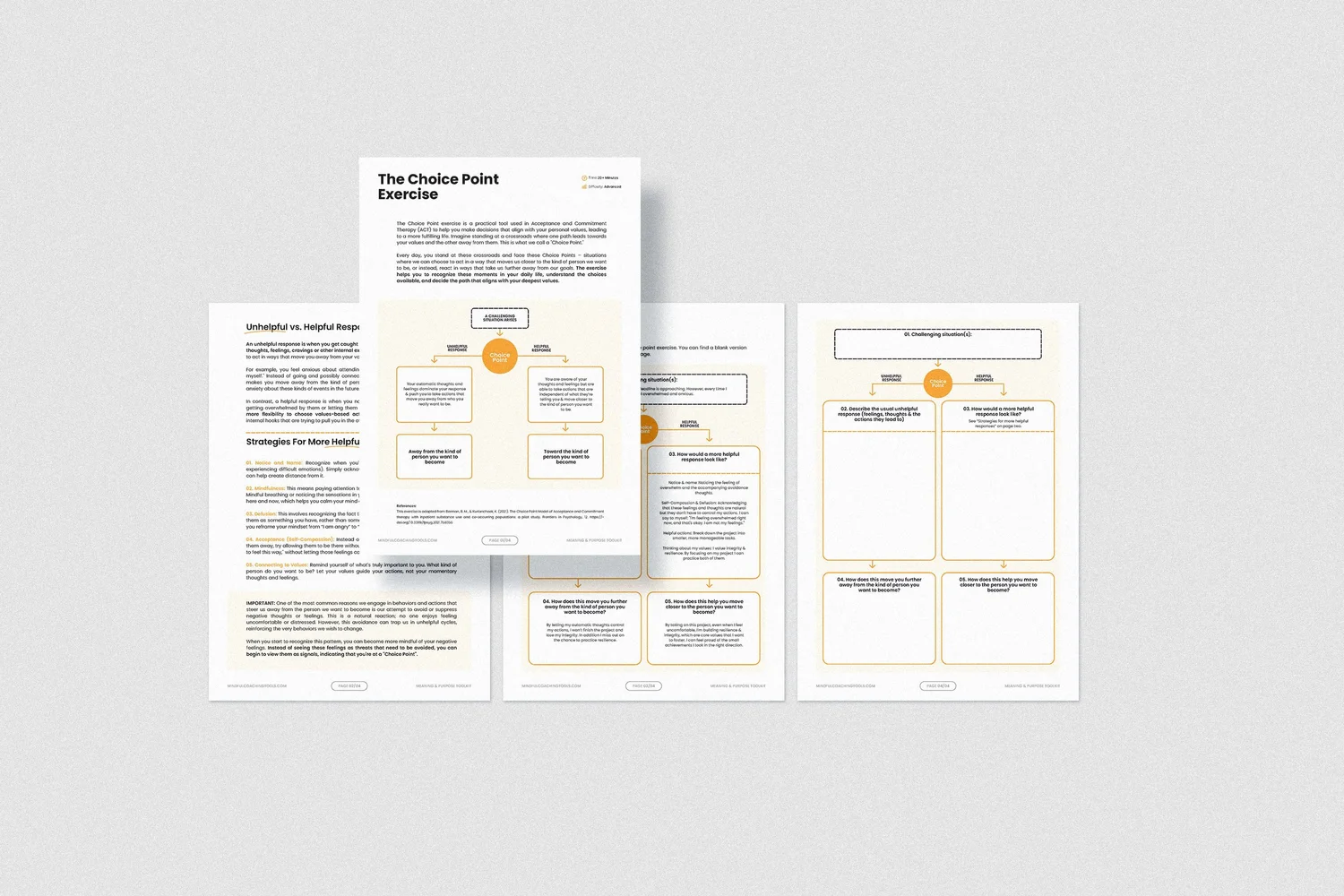 Coaching Tools, Worksheets and Handouts (PDF & CANVA) — Mindful ...