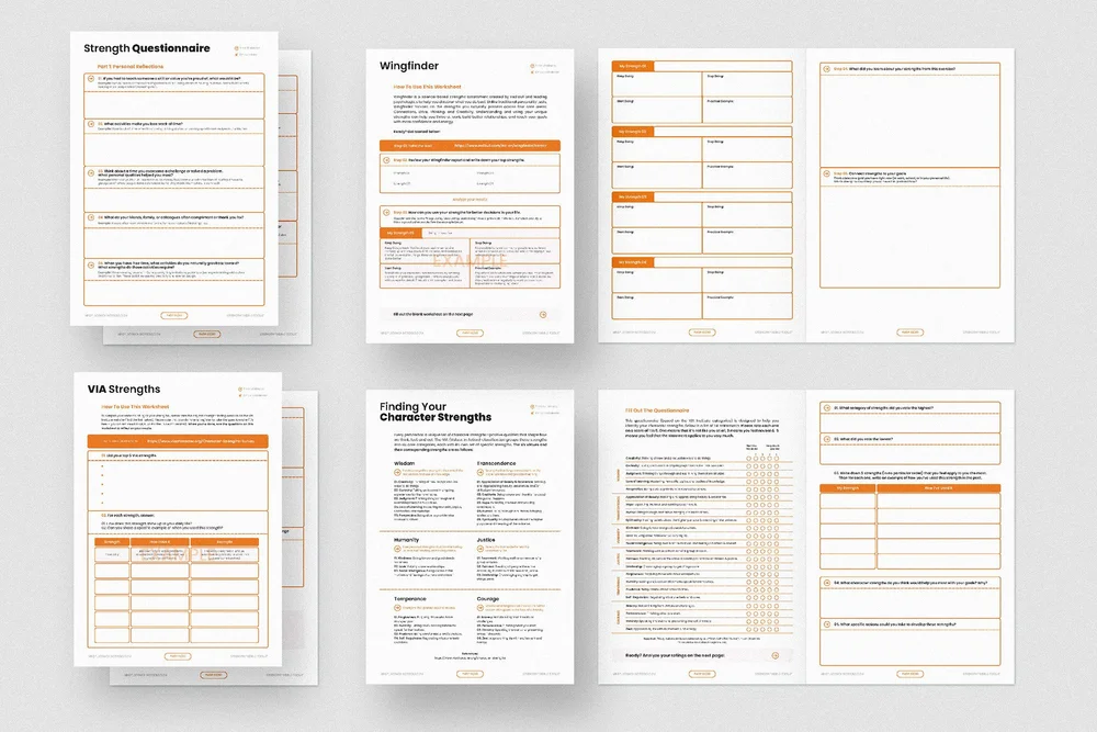 Coaching Tools, Worksheets and Handouts (PDF & CANVA) — Mindful ...